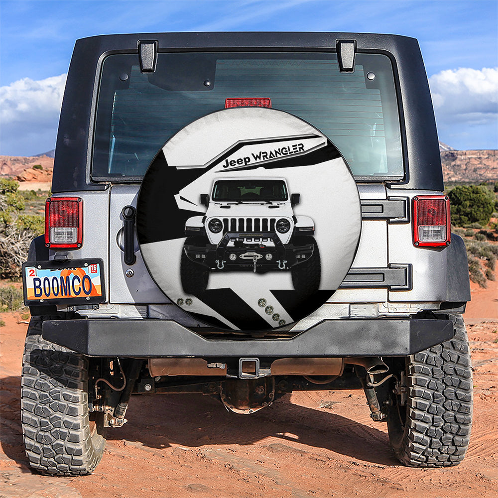 White Jeep Spare Tire Covers for Campers - Gift Idea - AnimeBape