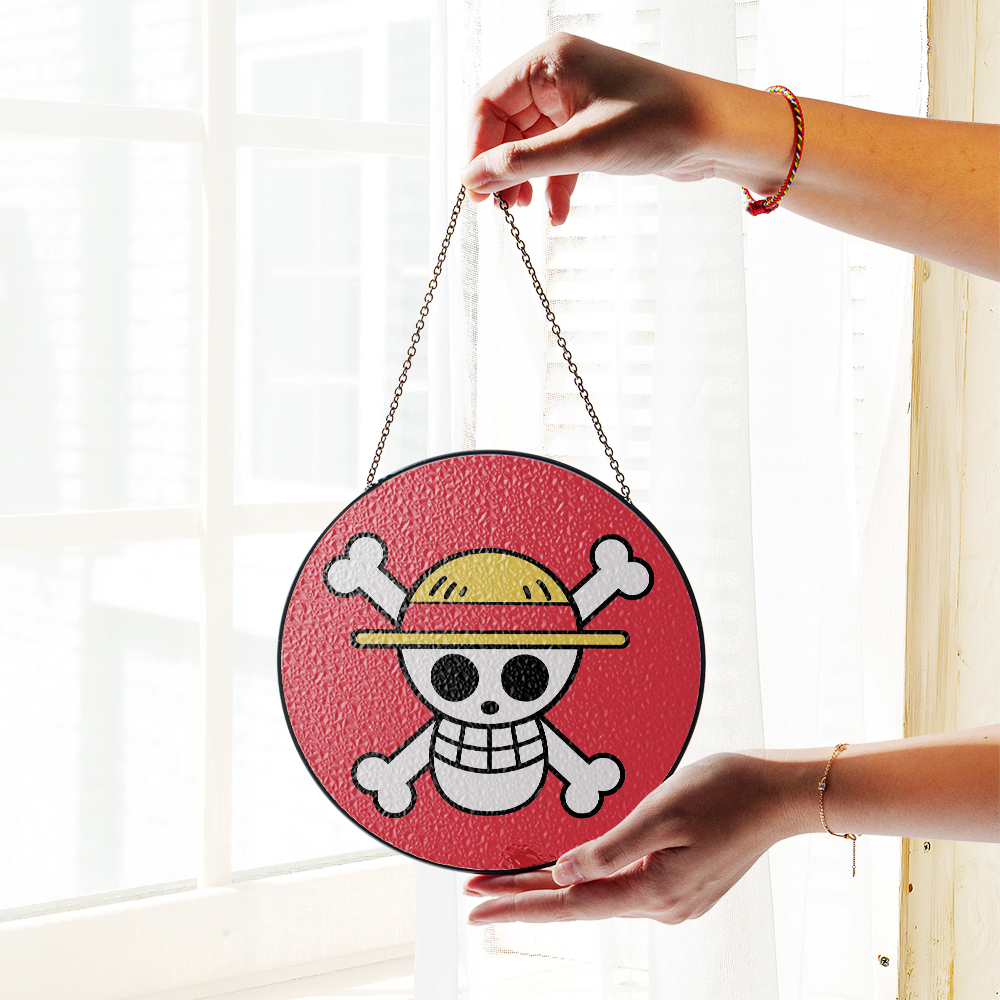 Window Suncatcher Monkey D. Luffy 15th Anniversary One Piece Stained ...
