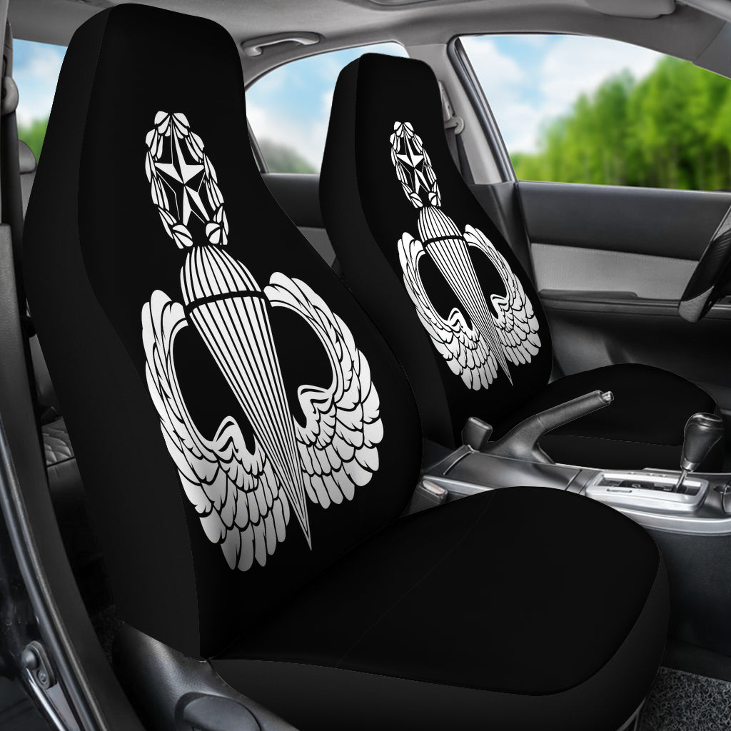 Winged Diamond Logo Premium Custom Car Decor Seat Covers Protectors AnimeBape