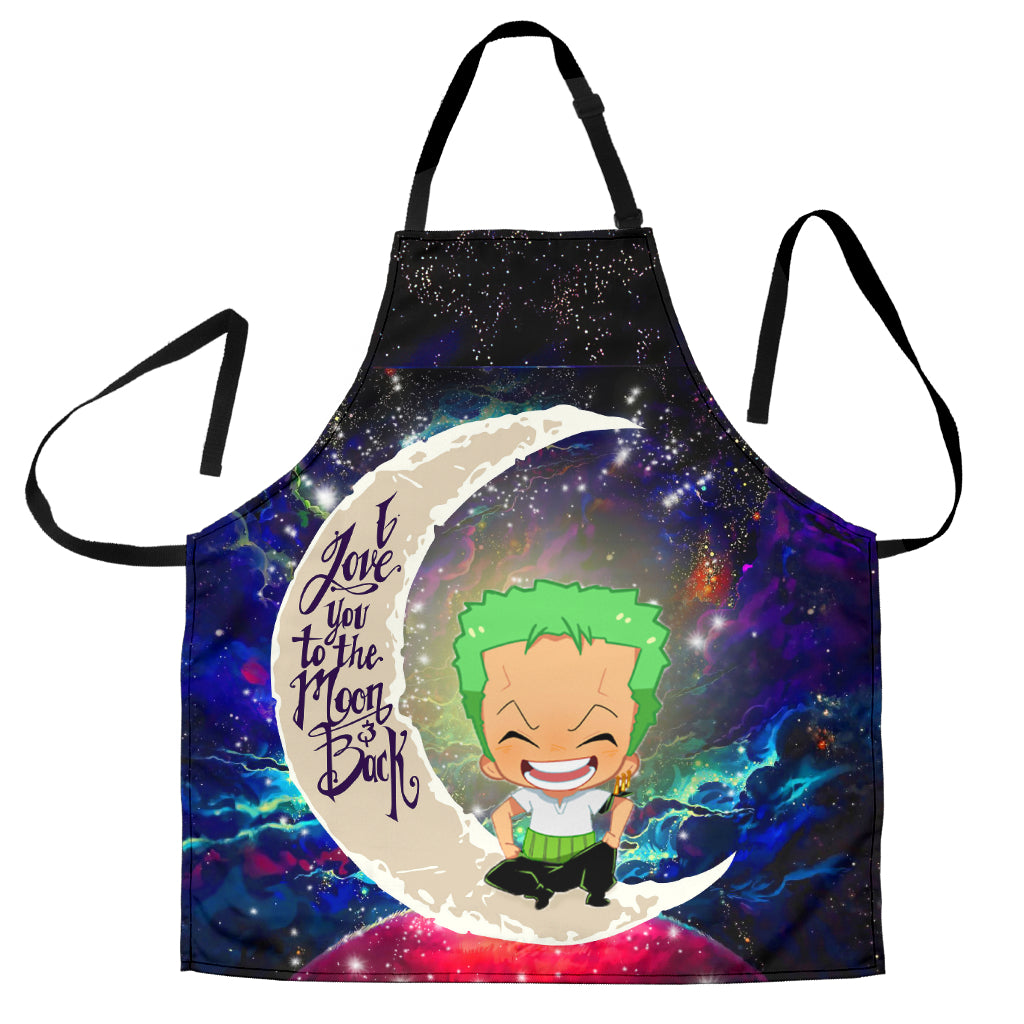One Piece Galaxy Apron - Custom Love You To The Moon Gift for Chefs ...