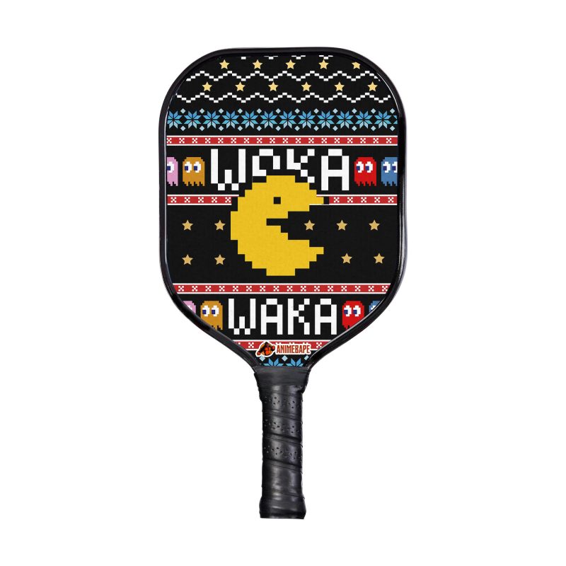 Custom Waka Waka Pac Man Pickleball Paddle - AnimeBape