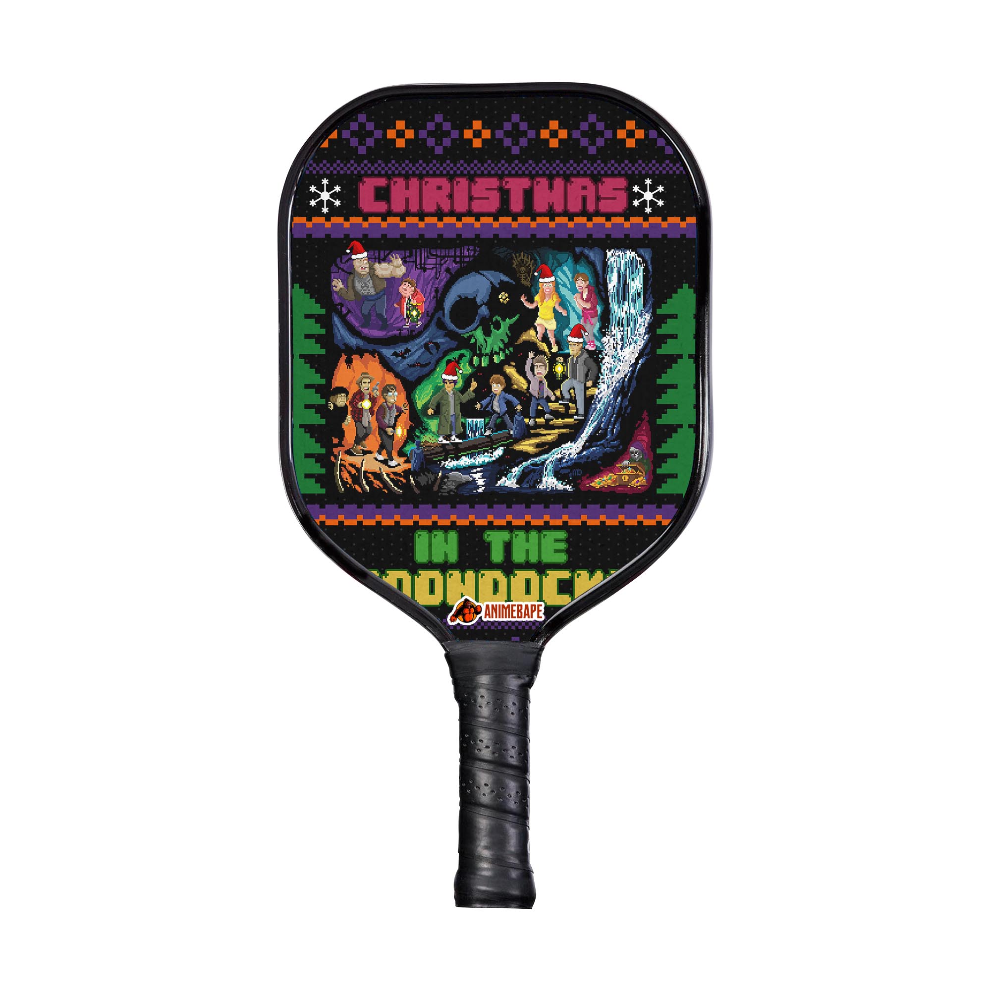 Custom Christmas in the Goondocks Goonies Pickleball Paddle - AnimeBape