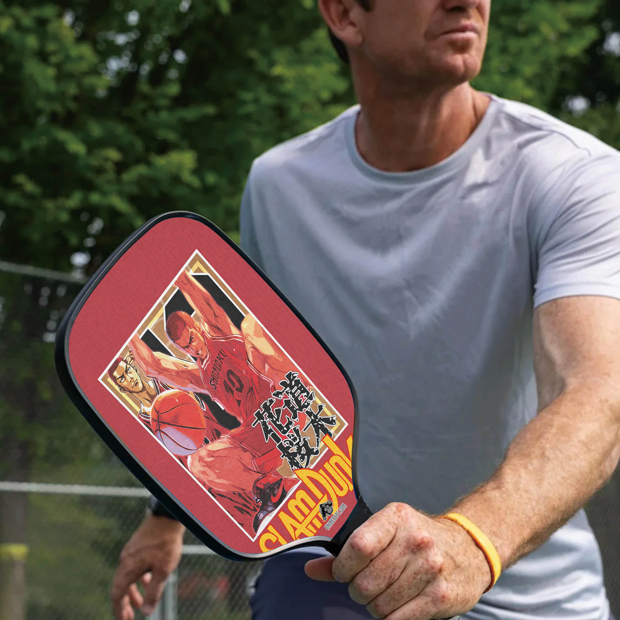Custom Hanamichi Sakuragi Slam Dunk Pickleball Paddle - AnimeBape