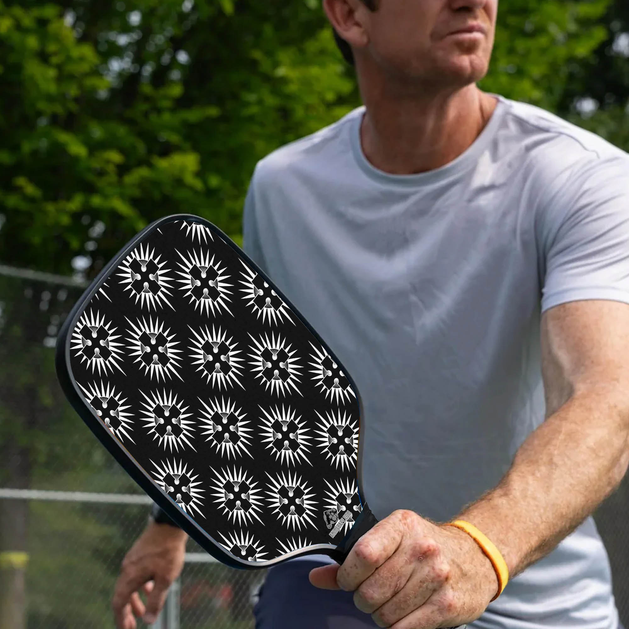 Custom Holy Sol Temple Fire Force Pickleball Paddle - AnimeBape