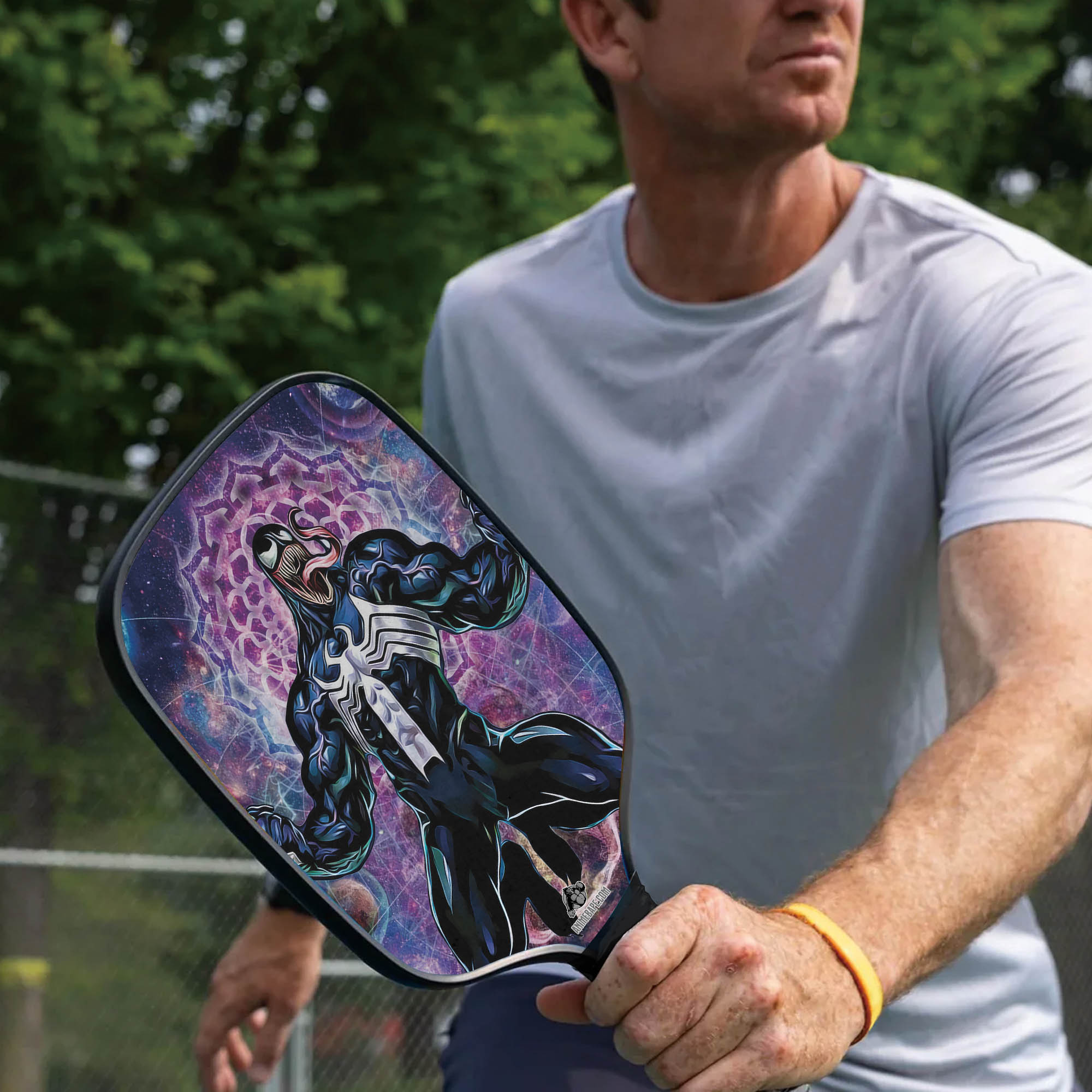 Custom Trippy Venom Marvel Pickleball Paddle - AnimeBape
