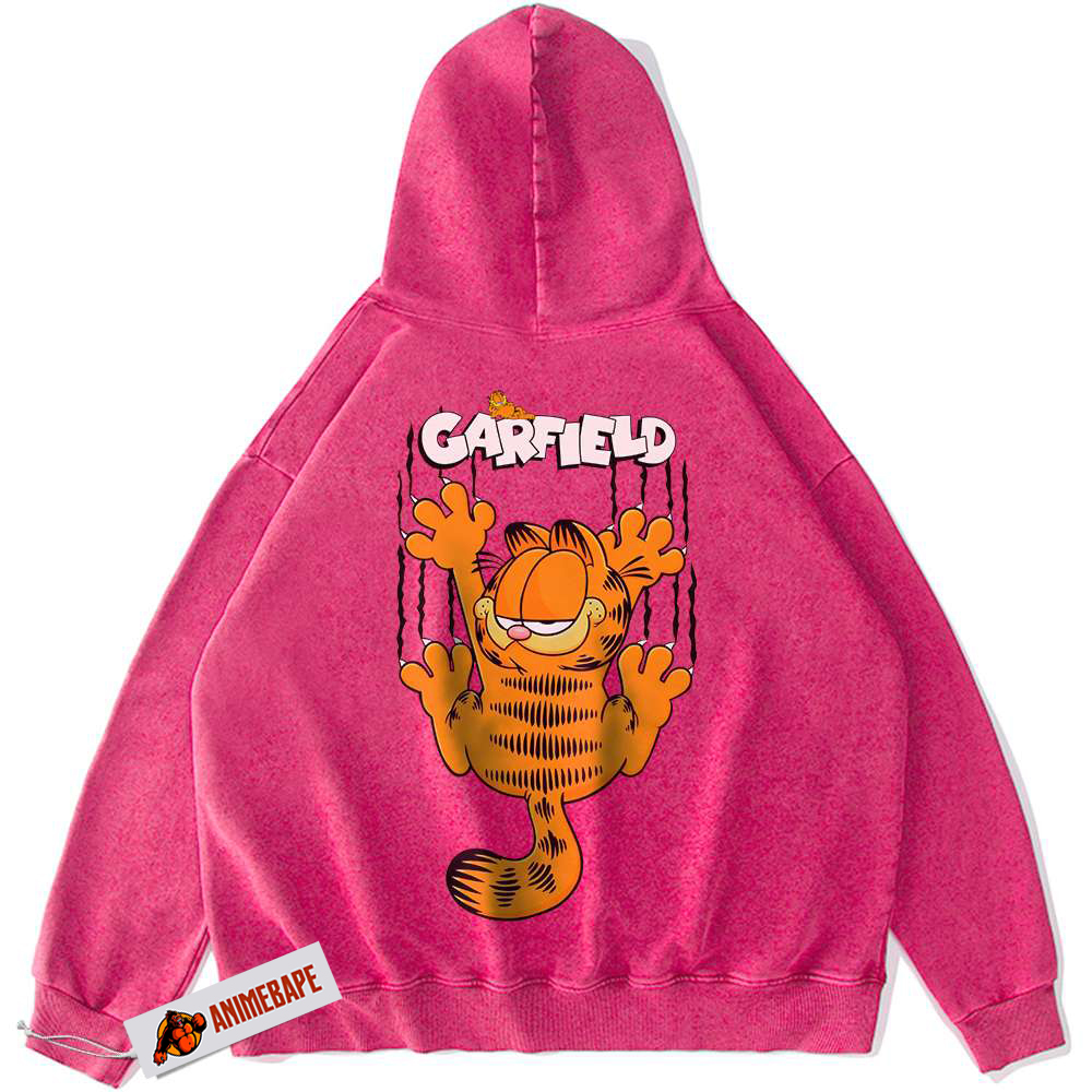 Vintage Animated Garfield Hoodie for Men and Women - AnimeBape