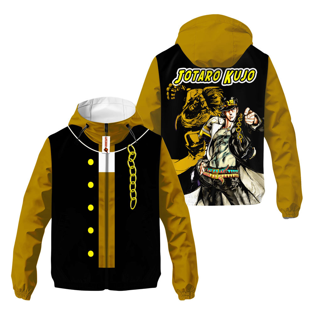 Jotaro Kujo Collectors Windbreaker Jacket for Fans and Cosplay - AnimeBape