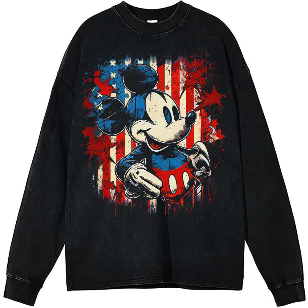Disney Mickey Mouse Vintage Animated Sweatshirt - AnimeBape