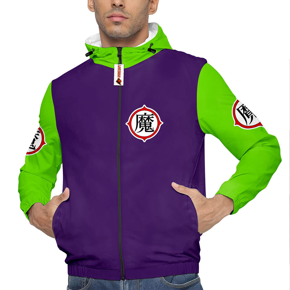 Lightweight Water-Resistant Piccolo Windbreaker Jacket for Men - AnimeBape