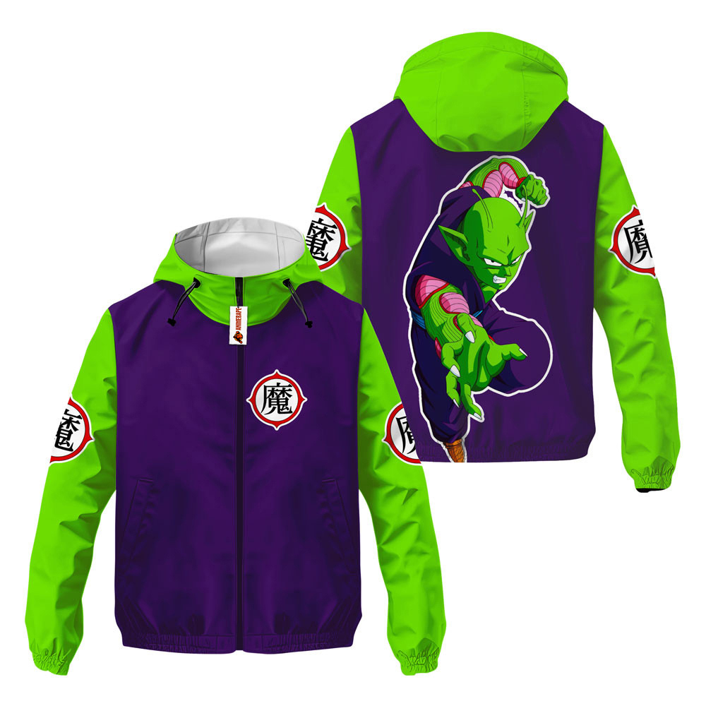 Lightweight Water-Resistant Piccolo Windbreaker Jacket for Men - AnimeBape
