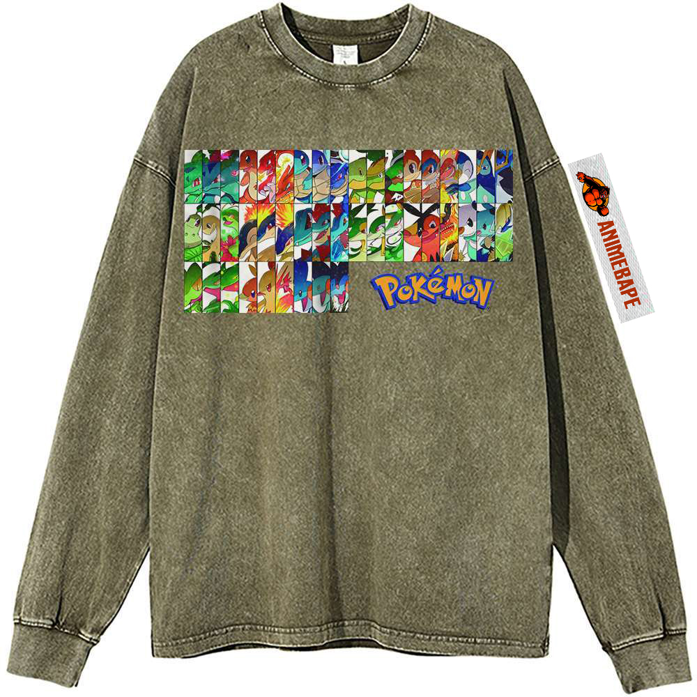 Vintage Pokemon Anime Sweatshirt for Men and Women - AnimeBape