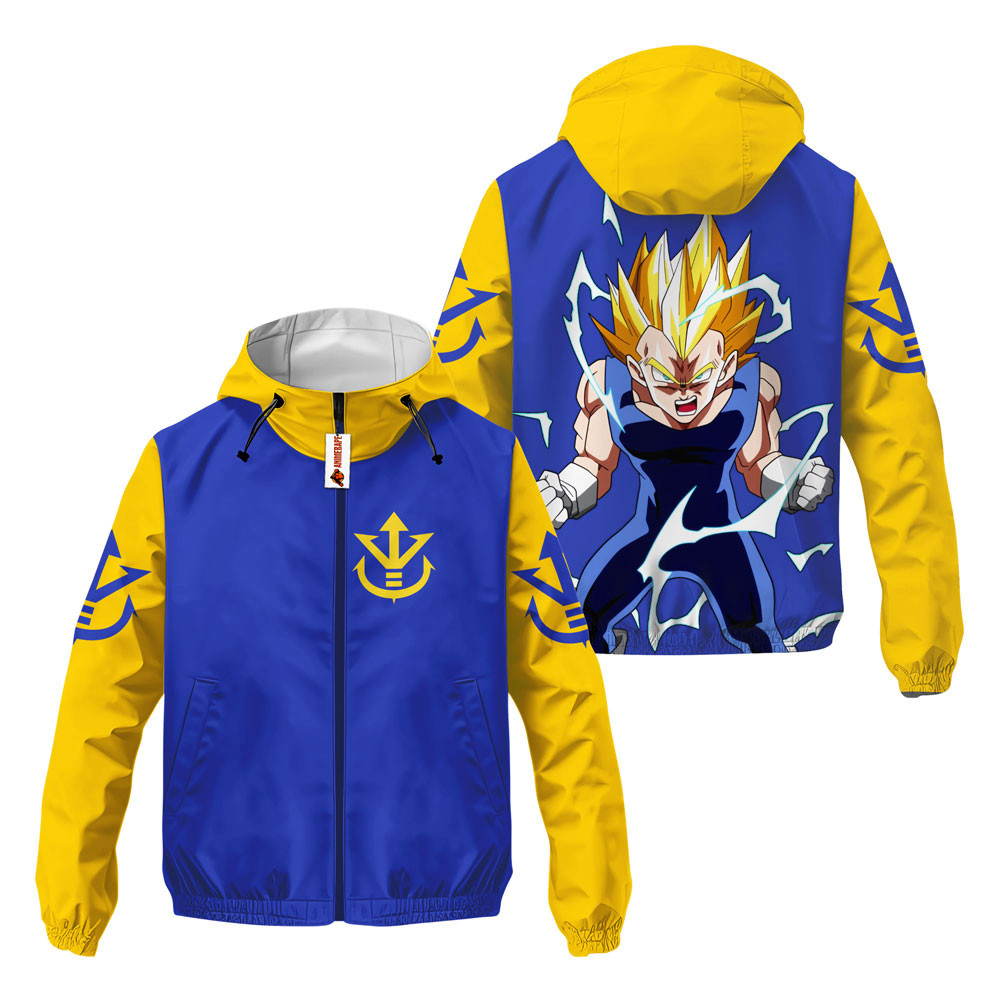 Vegeta SSJ Anime Windbreaker Jacket for Fans and Collectors - AnimeBape
