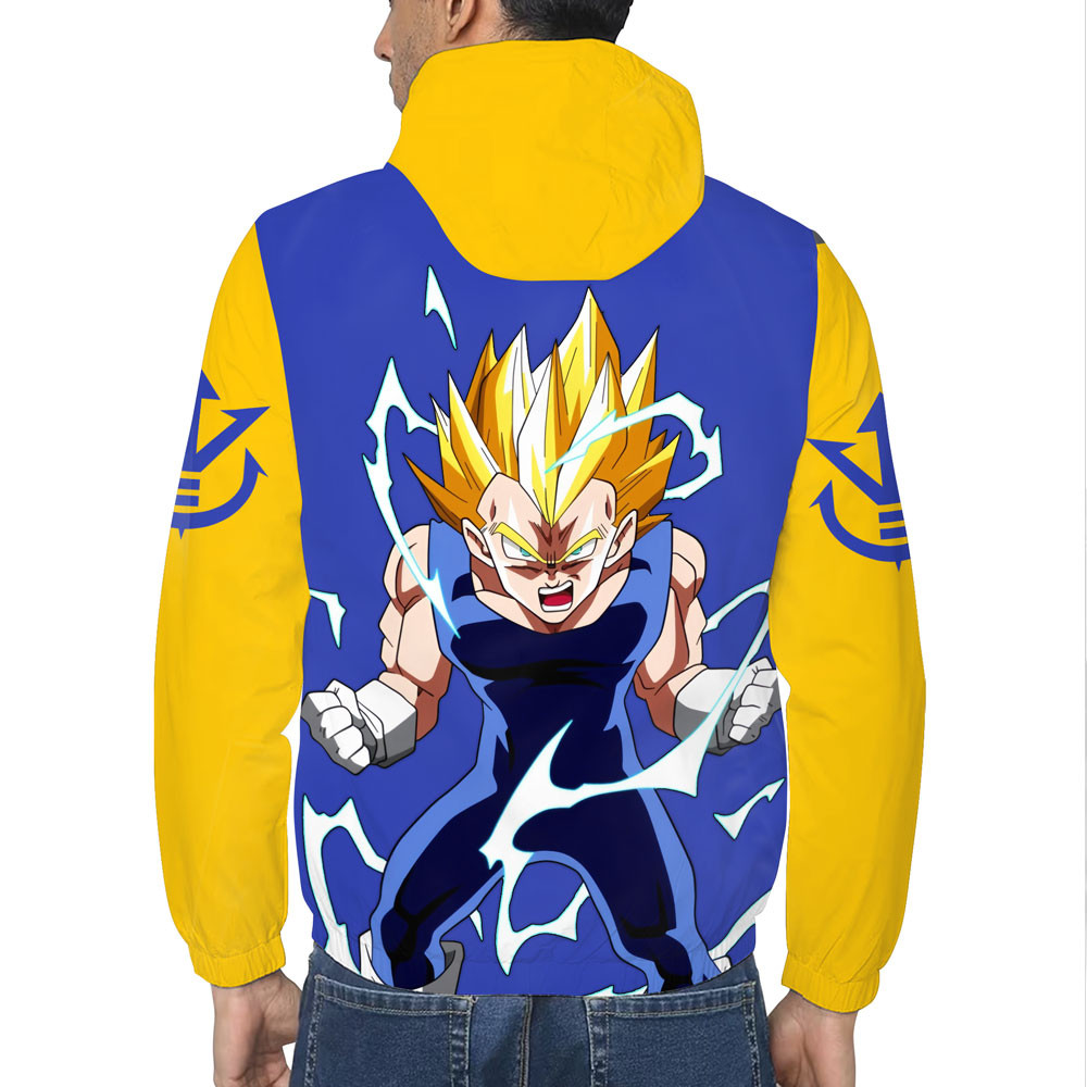 Vegeta SSJ Anime Windbreaker Jacket for Fans and Collectors - AnimeBape