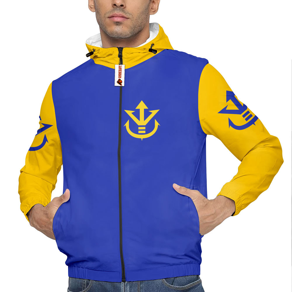 Vegeta SSJ Anime Windbreaker Jacket for Fans and Collectors - AnimeBape
