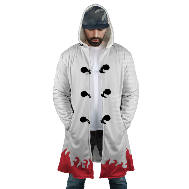 Black Hooded Cloak Coat - AnimeBape
