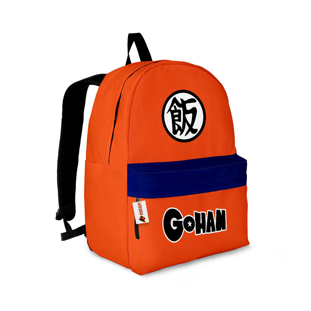Kids School Backpack Gohan Symbol School Bag Dragon Ball Z - AnimeBape
