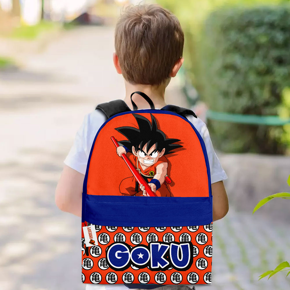 Kids School Backpack Goku Kid 20 School Bag Dragon Ball Z - AnimeBape