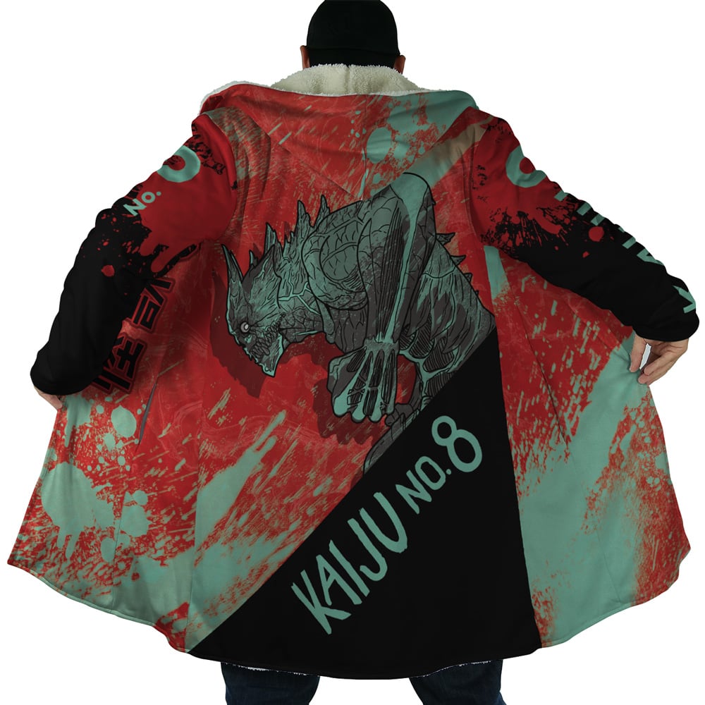 New Monster Shonen Kaiju no 8 Hooded Cloak Coat - AnimeBape