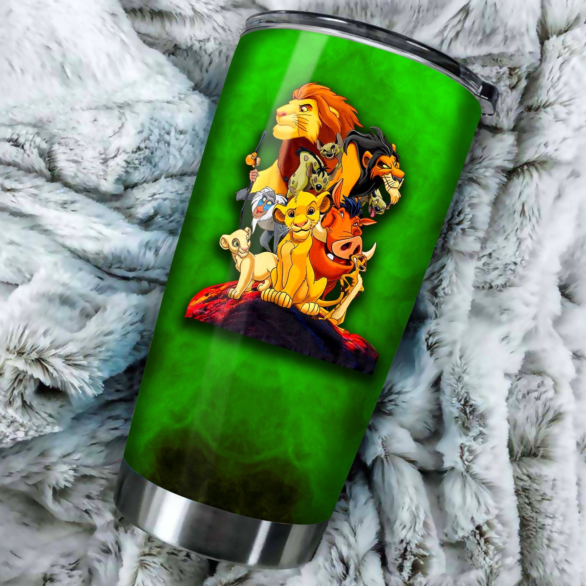 Lion King I'm Surrounded By Idiots Disney 20 oz Tumbler - AnimeBape
