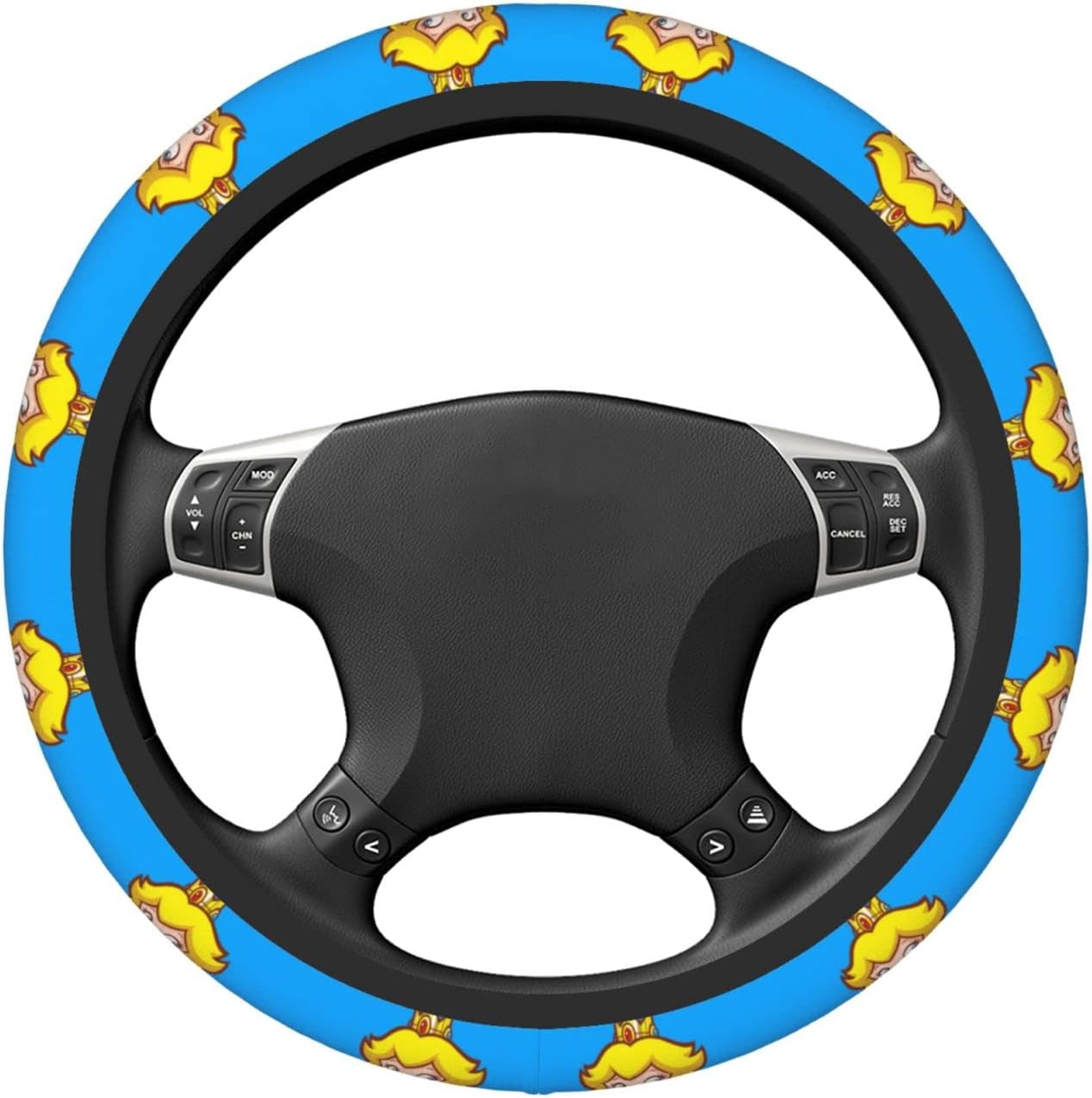 Mario Steering Wheel Cover Super Mario Princess Peach Pattern Driving ...
