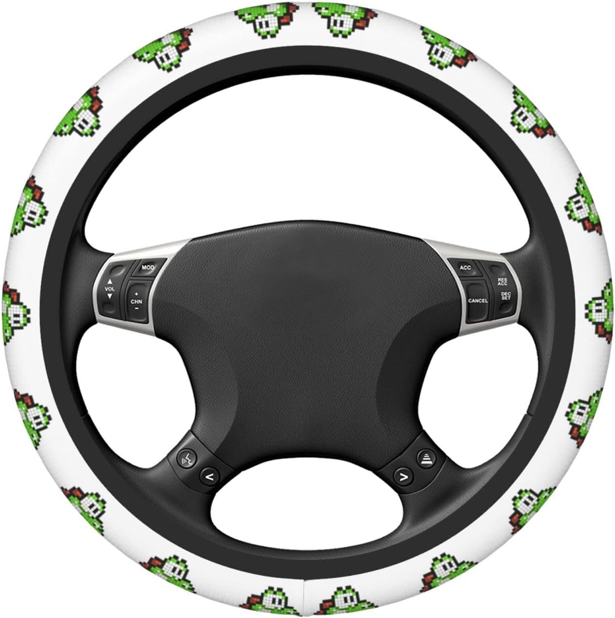 Mario Steering Wheel Cover Super Mario Yoshi Pattern Driving Wheel ...