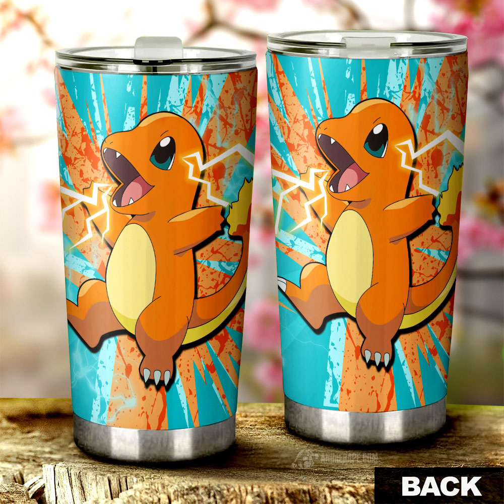 Charmander Pokemon Tumbler 1 Cup Custom 20 oz Tumbler - AnimeBape