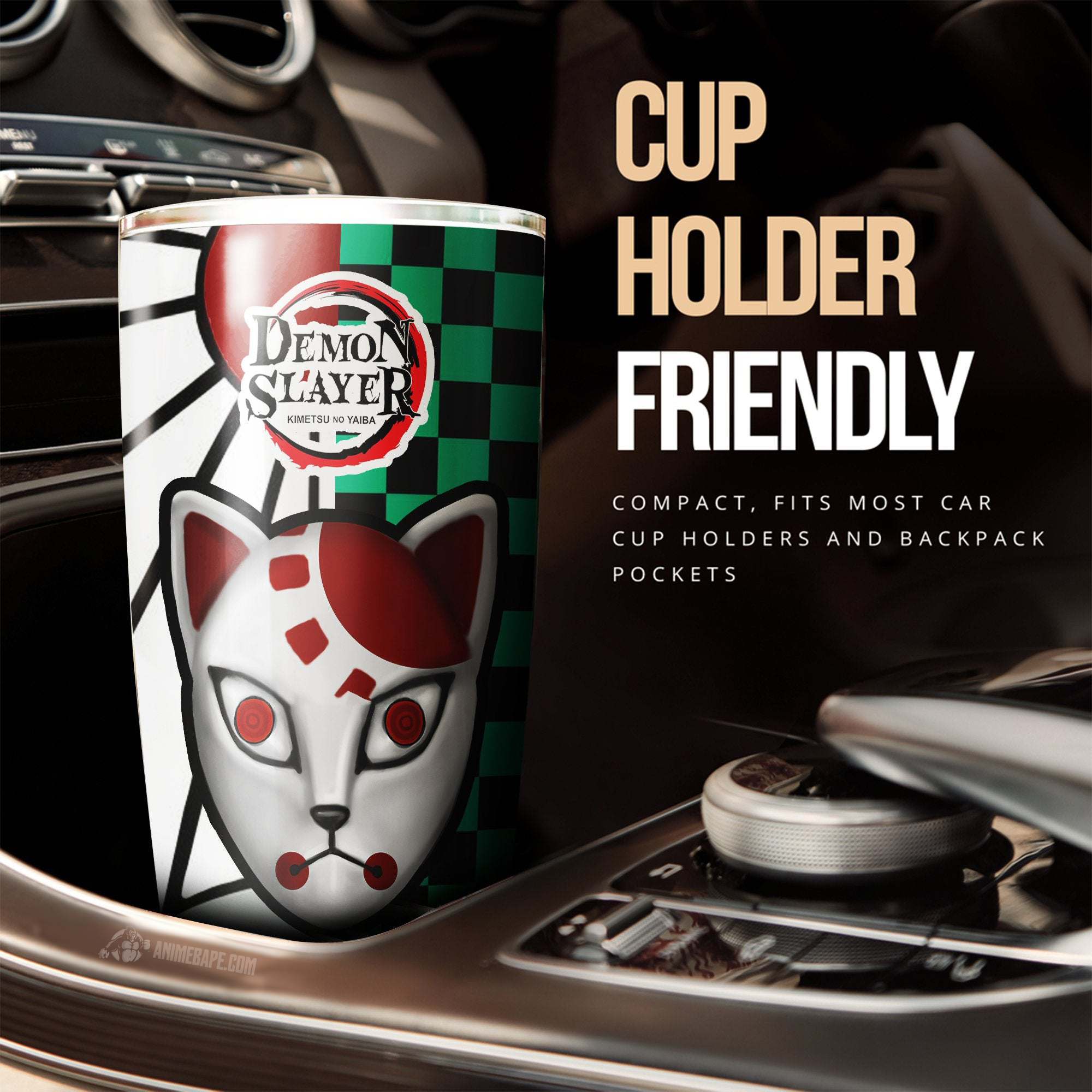 Demom Slayer Tanjiro Hanadafu 20 oz Tumbler - AnimeBape
