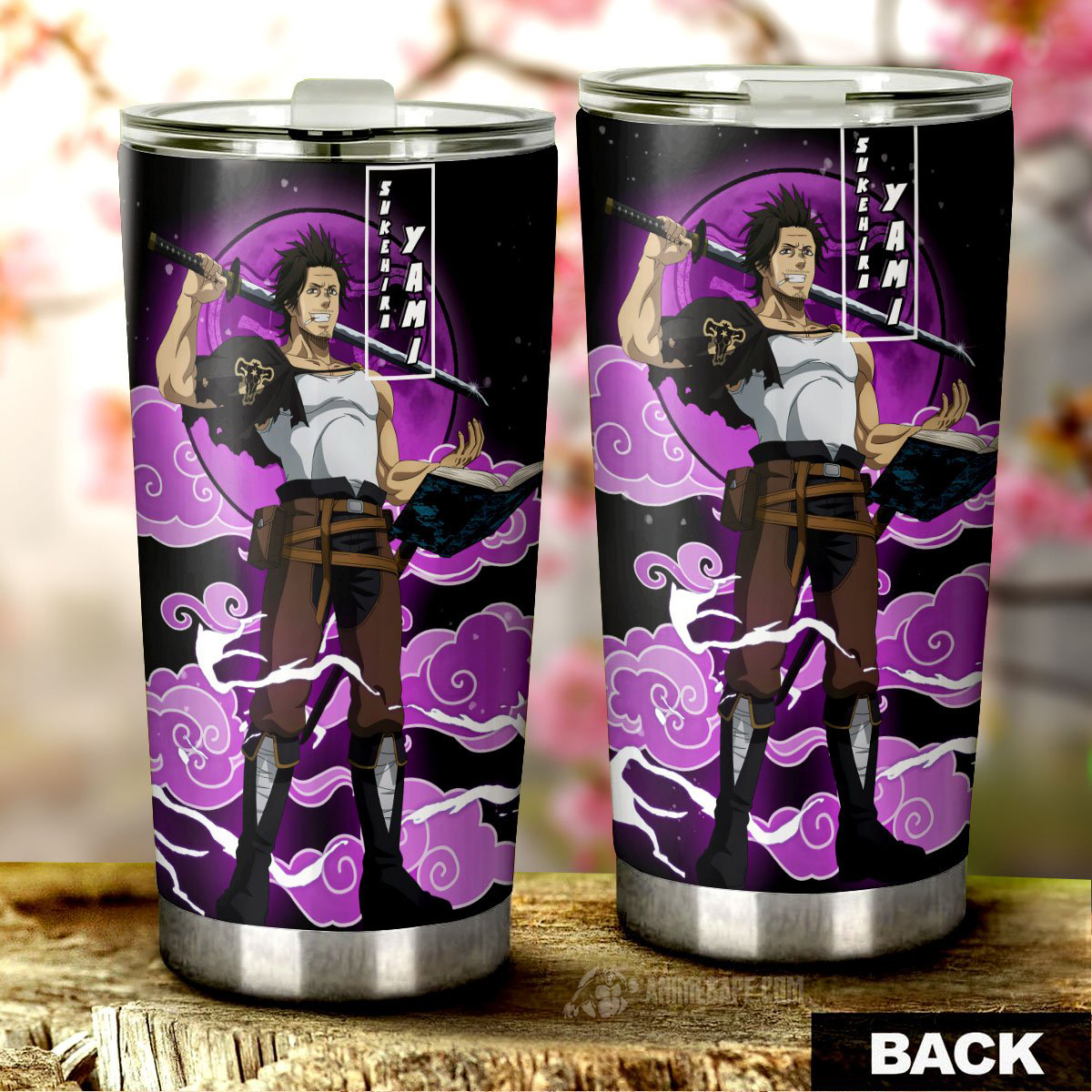 Sukehiro Yami Black Clover 20 oz Tumbler - AnimeBape