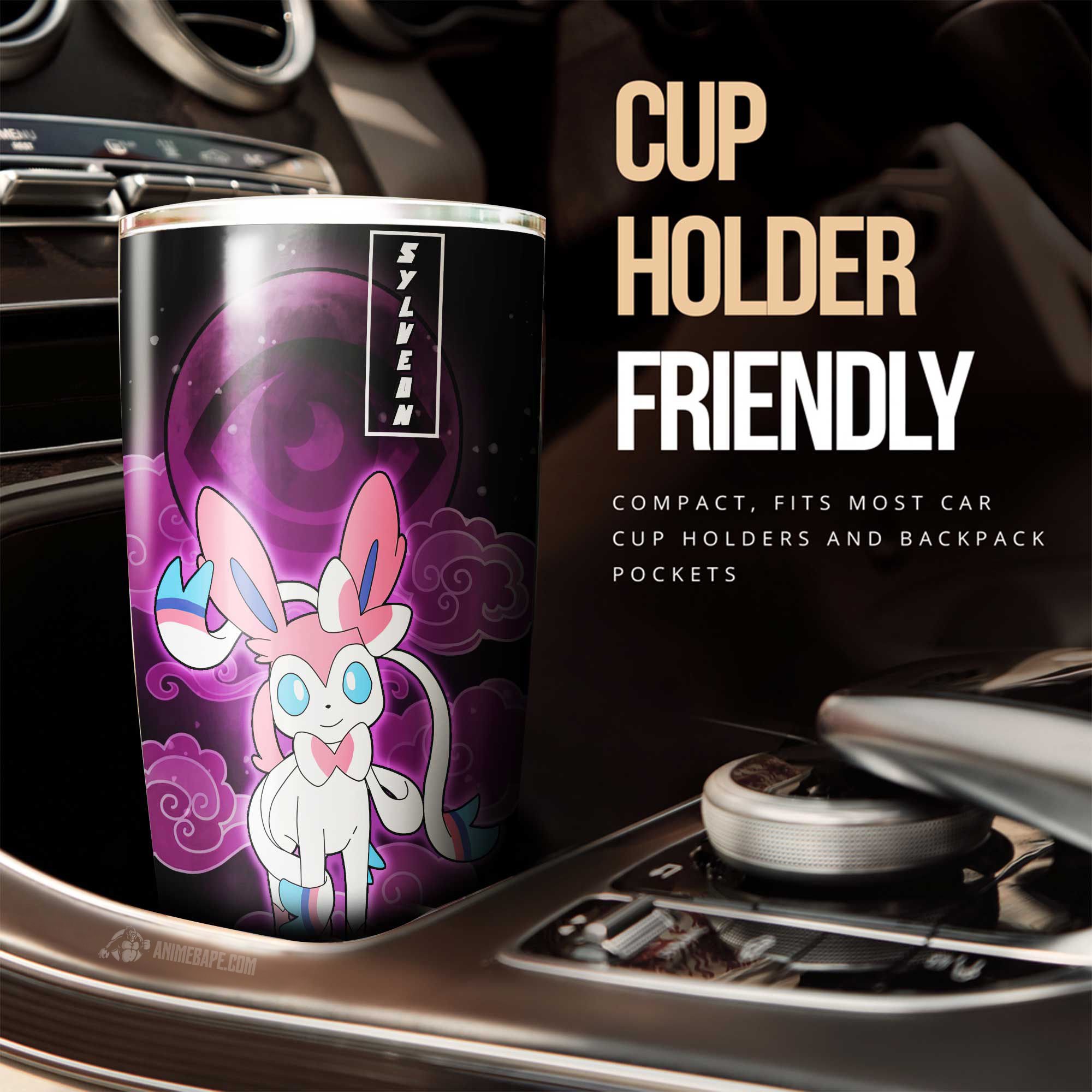 Sylveon Pokemon 20 oz Tumbler - AnimeBape