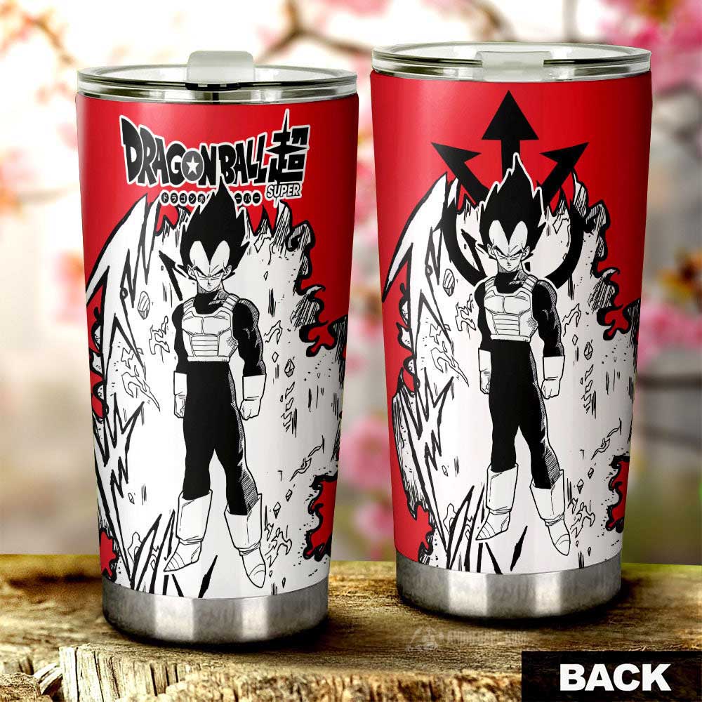 Vegeta Dragon Ball Manga Style 20 oz Tumbler - AnimeBape