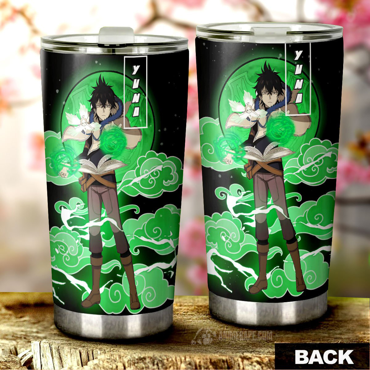 Yuno Black Clover Anime 20 oz Tumbler - AnimeBape